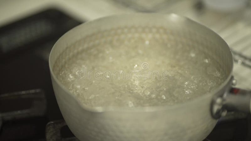 How the water boils stock footage. Video of boiling - 259139670