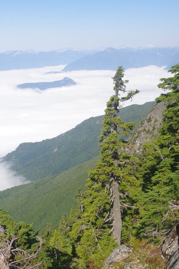 Howe Sound imagem de stock. Imagem de névoa, caminhada - 33677129