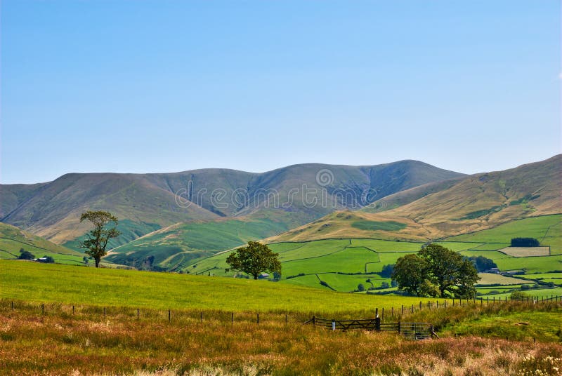 Howgill Fells stock image. Image of green, fells, grass - 21035281