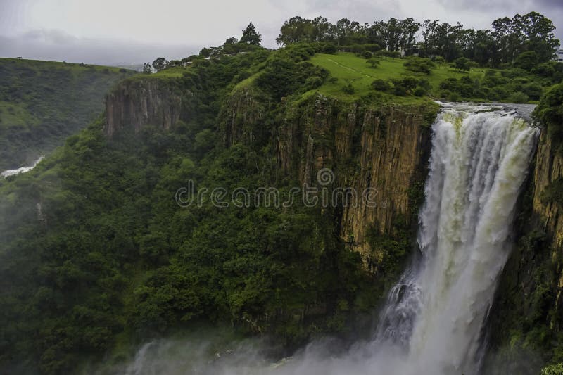 Howick Falls Waterfall on Umgeni River in Kzn Midlands Stock Image ...