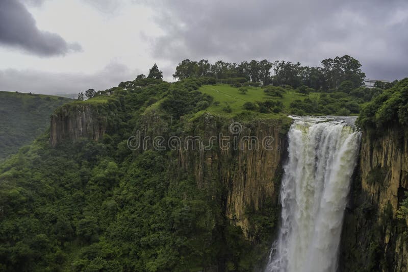 Howick Falls Waterfall on Umgeni River in Kzn Midlands Stock Image ...