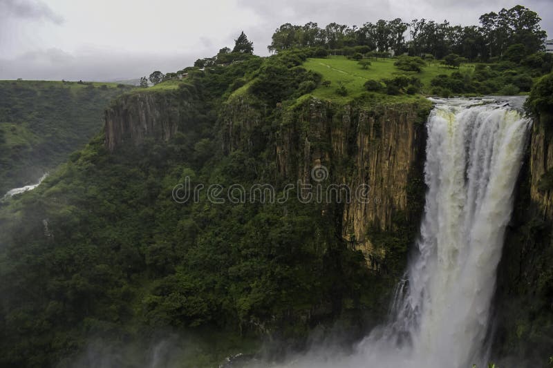 Howick Falls Waterfall on Umgeni River in Kzn Midlands Stock Image ...