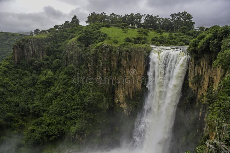 Howick Falls Waterfall on Umgeni River in Kzn Midlands Stock Photo ...