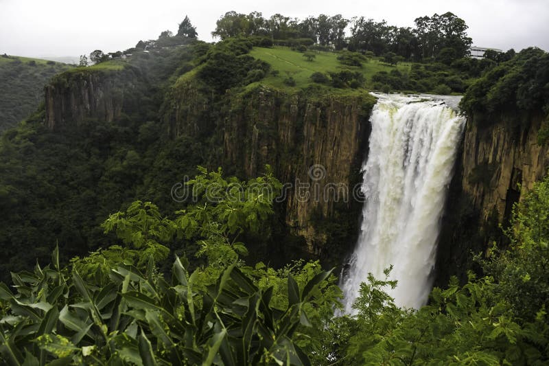 Howick Falls Waterfall on Umgeni River in Kzn Midlands Stock Photo ...