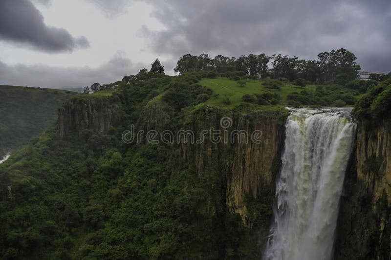 Howick Falls Waterfall on Umgeni River in Kzn Midlands Stock Image ...