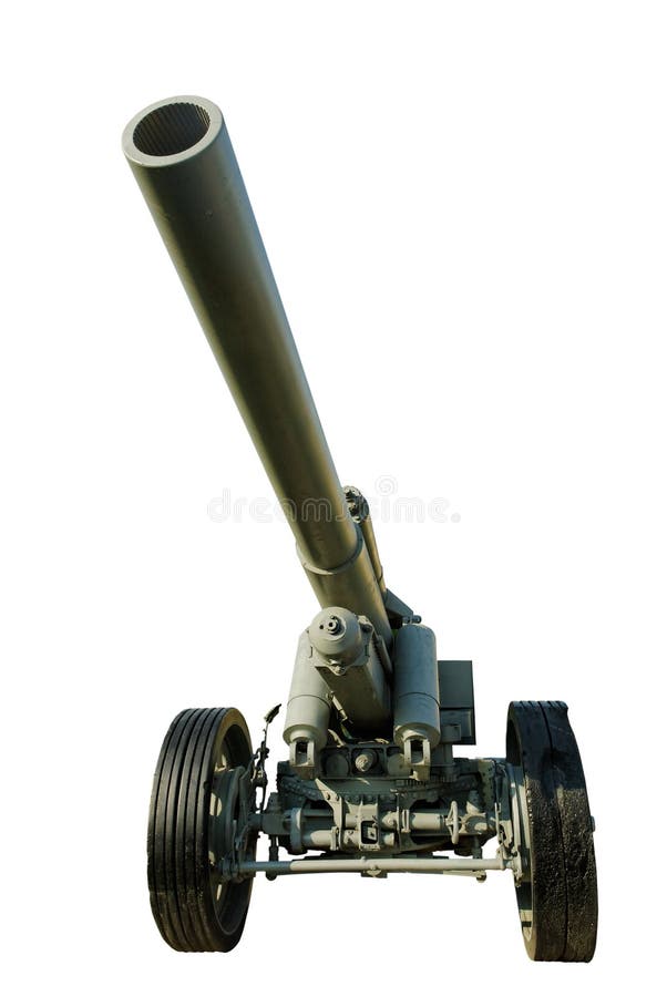 Howitzer stock photo. Image of samples, world, wall, cloudy - 54661294