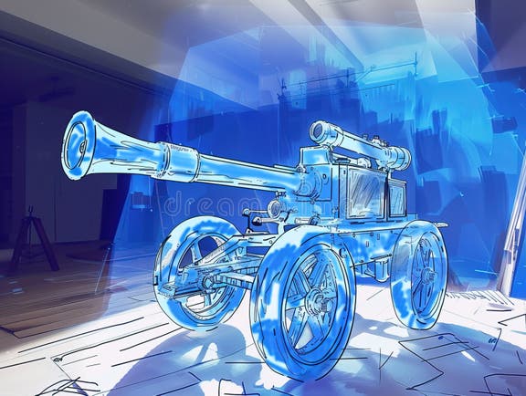 Howitzer Visualization with Augmented Reality Transparent Howitzer in ...