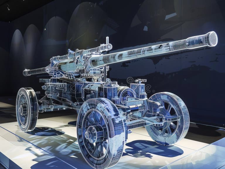 Howitzer Visualization with Augmented Reality Transparent Howitzer in ...