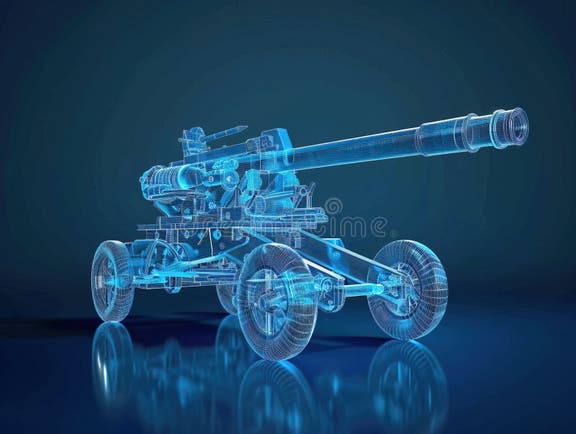 Howitzer Visualization with Augmented Reality Transparent Howitzer in ...
