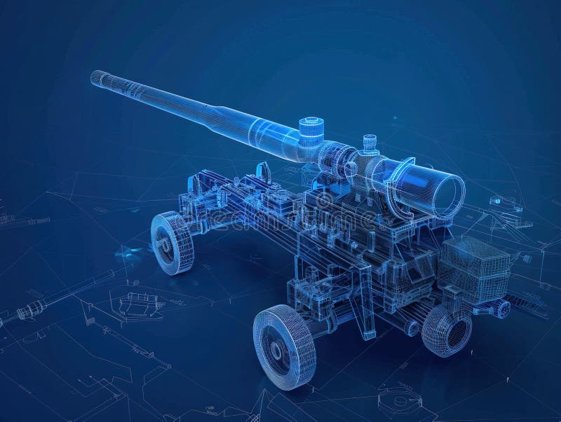 Howitzer Visualization with Augmented Reality Transparent Howitzer in ...