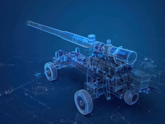 Howitzer Visualization with Augmented Reality Transparent Howitzer in ...