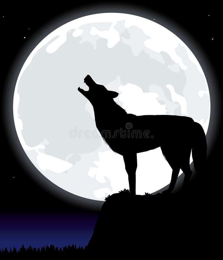 Howling Wolf Stock Illustrations – 7,434 Howling Wolf Stock ...