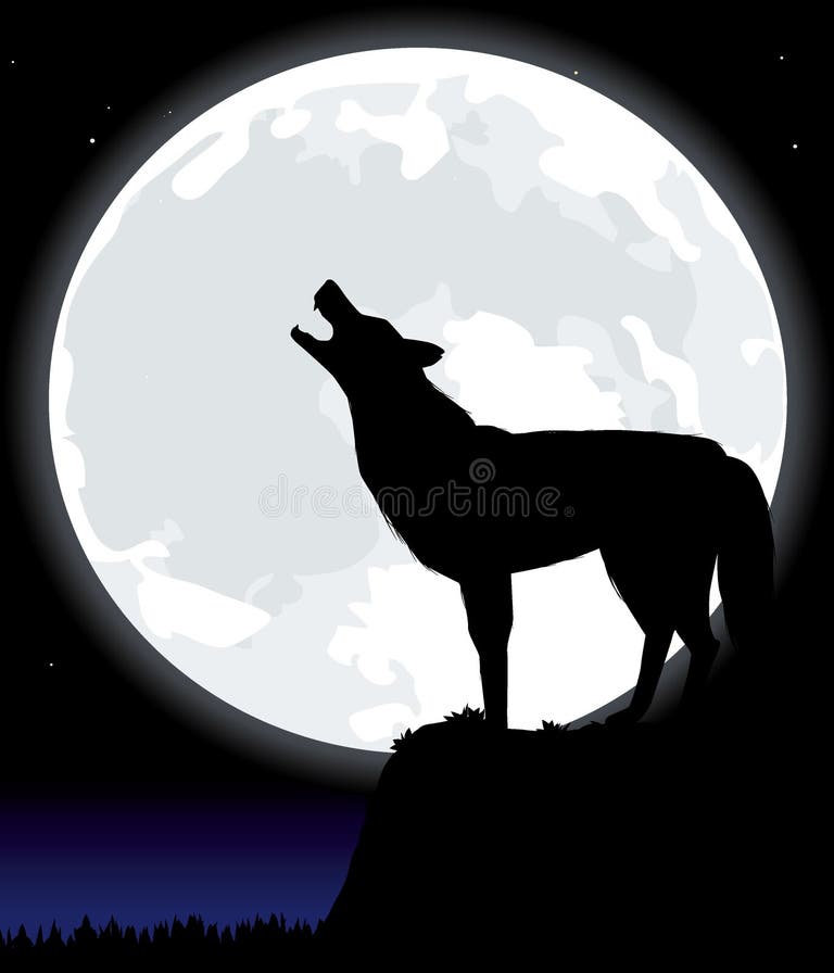 Howling Wolf Symbol Stock Illustrations – 5,359 Howling Wolf Symbol ...