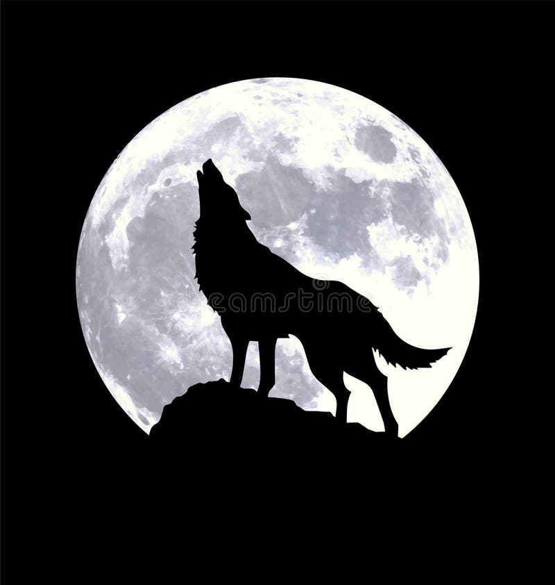 Wolf Howling At The Moon How To Draw A Wolf Howling Really Easy