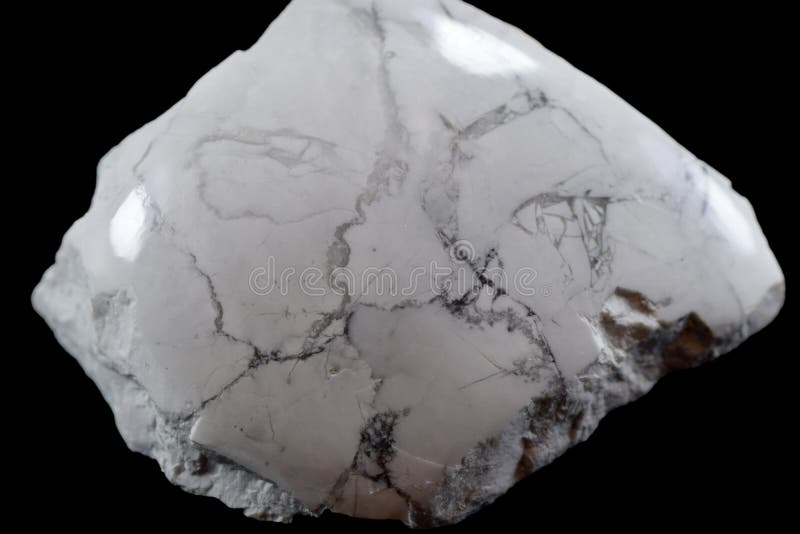 Howlite Closeup stock photo. Image of gemstone, stone - 174811592