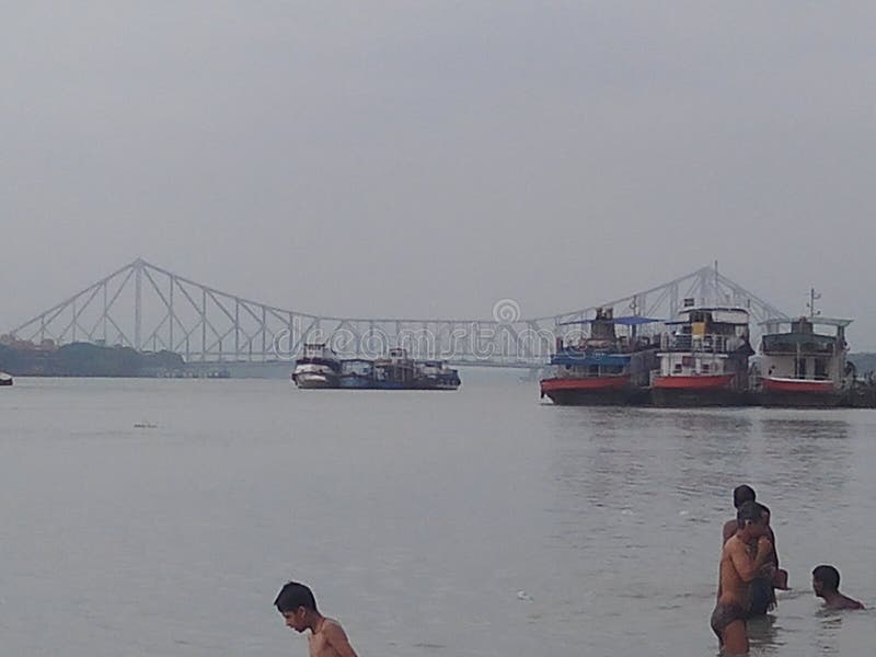 Howrah bridge editorial image. Image of river, ganga - 123920065