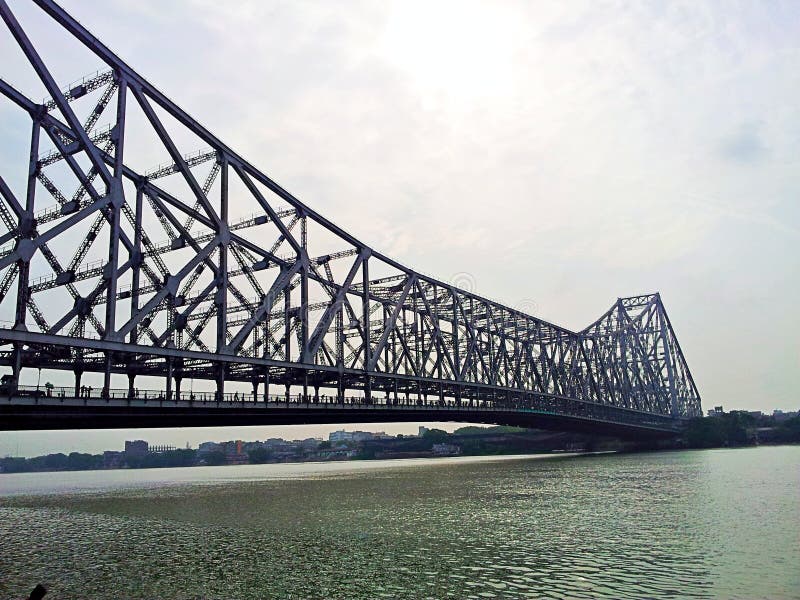 Howrah bridge stock image. Image of connectivity, bridge - 260638381