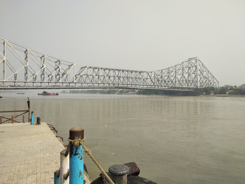 Howrah bridge stock image. Image of howrah, bridge, ghat - 137451541