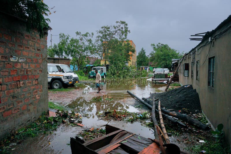 Super Cyclone Amphan, West Bengal, India Editorial Photo - Image of ...