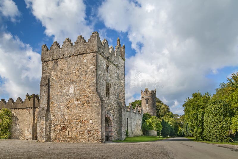 Howth castle stock image. Image of entrance, view, castleside - 120788101