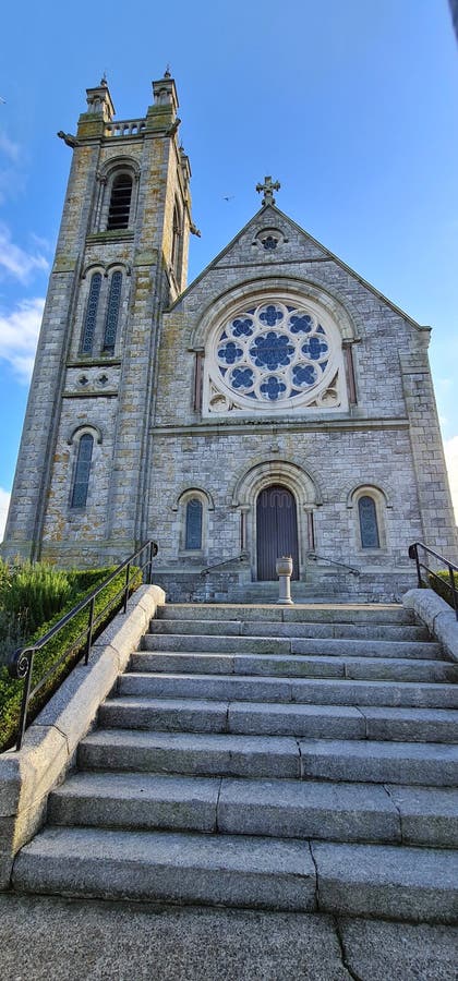 Howth Church of Assumption, Dublin Ireland Stock Image - Image of wall ...