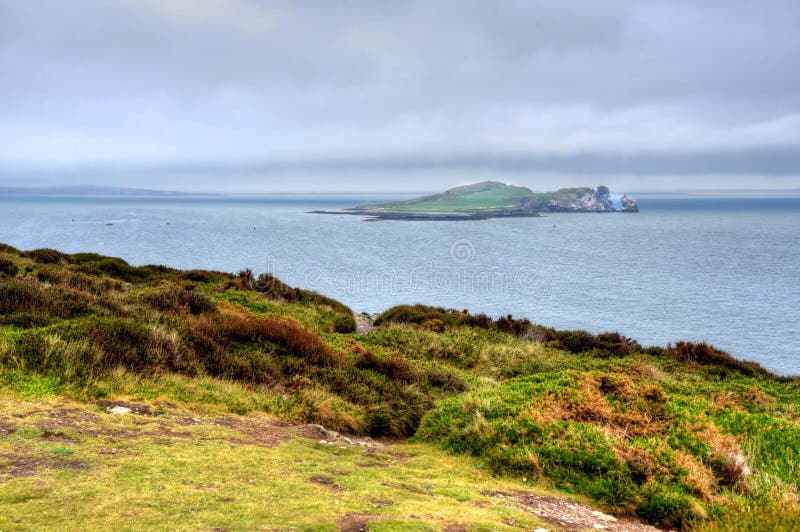 Howth Cliff Walk Outside of Dublin, Ireland Stock Photo - Image of ...