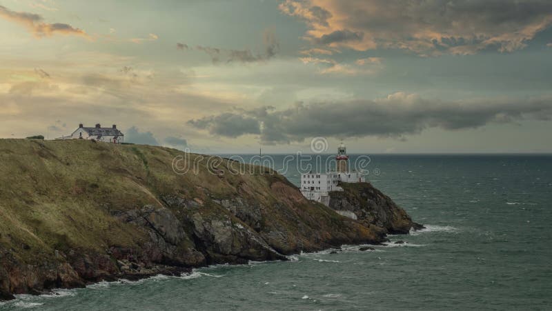 Howth Ireland. Baily Lighthouse . Editorial Stock Image - Image of ...