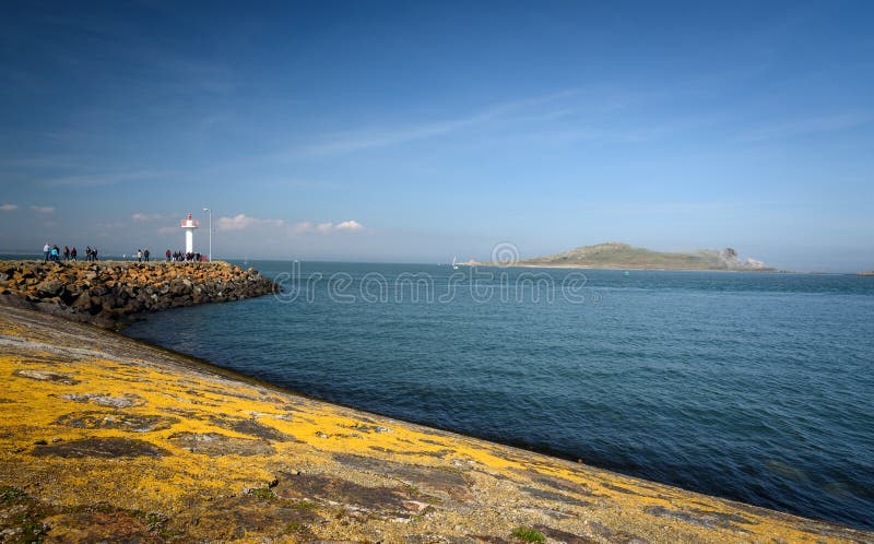 Howth Lighthouse Dublin stock photo. Image of blue, nature - 67284552