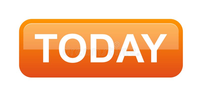 Hoy botón ilustración del vector. Ilustración de aislado - 123670408
