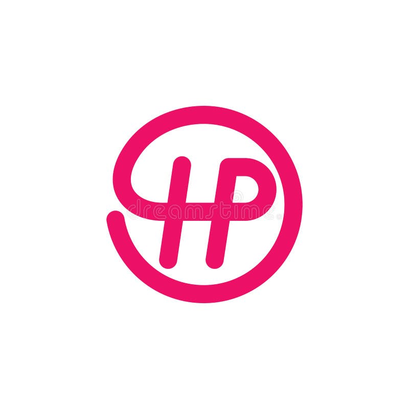 Hp Letter Icon Vector Illustration Design Stock Vector - Illustration ...