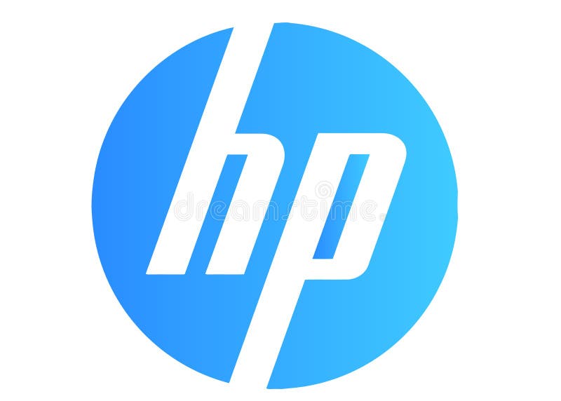HP Logo editorial photo. Illustration of technology - 127699066