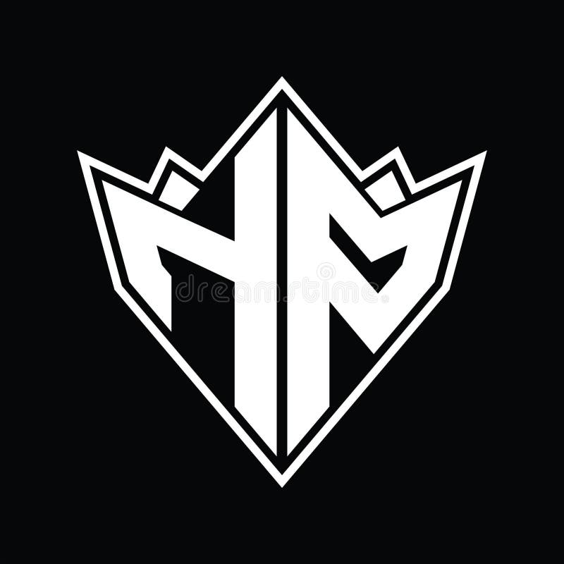 HP Logo Monogram Design Template Stock Vector - Illustration of logo ...