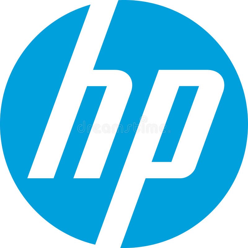 HP Logo in Vector Computer Brand Logo Editorial Image - Illustration of ...