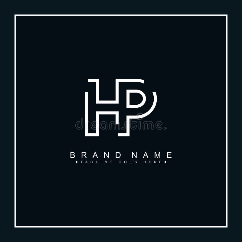 HP Minimal Vector Logo - Simple Business Logo for Monogram H and P ...