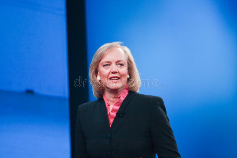 HP President and CEO Meg Whitman Editorial Image - Image of executive ...