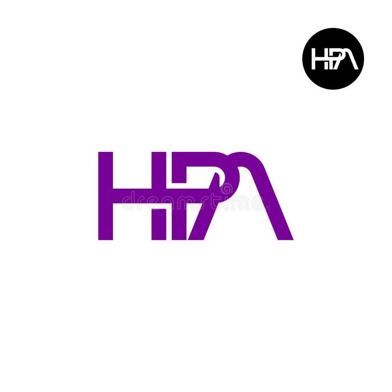 HPA Logo Letter Monogram Design Stock Vector - Illustration of business ...