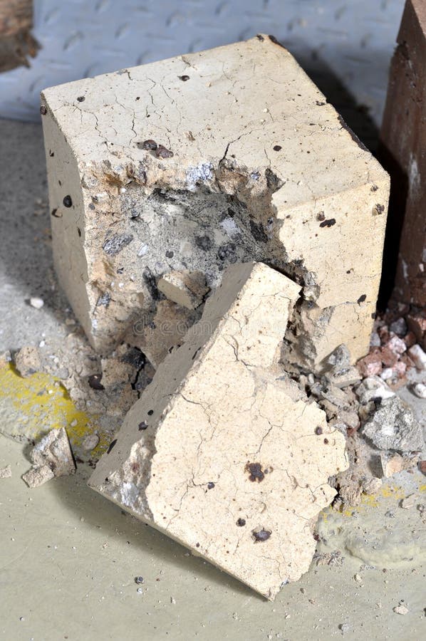 HPC Concrete Block Destroyed Stock Image - Image of specimen, additive ... HPC Concrete Block Destroyed Stock Image - Image of specimen, additive ...