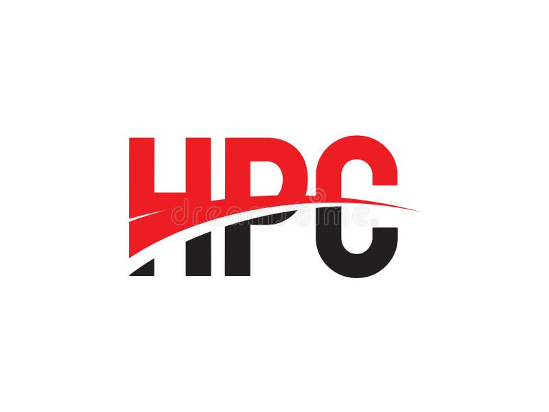 HPC Letter Initial Logo Design Vector Illustration Stock Vector ...