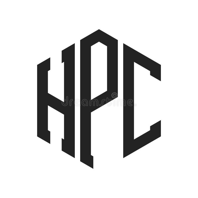 HPC Logo Design. Initial Letter HPC Monogram Logo Using Hexagon Shape ...
