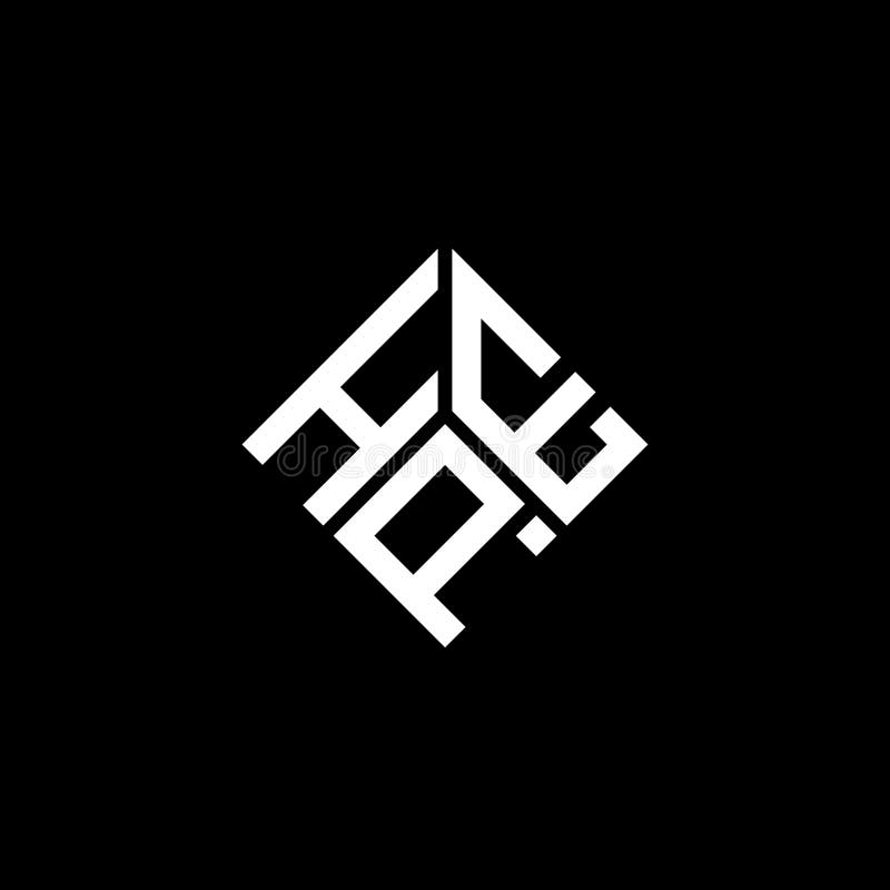 HPE Letter Logo Design on Black Background. HPE Creative Initials ...