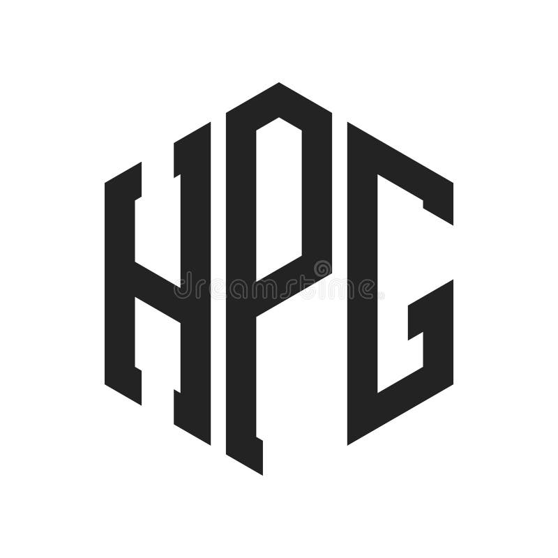 HPG Logo Design. Initial Letter HPG Monogram Logo Using Hexagon Shape ...