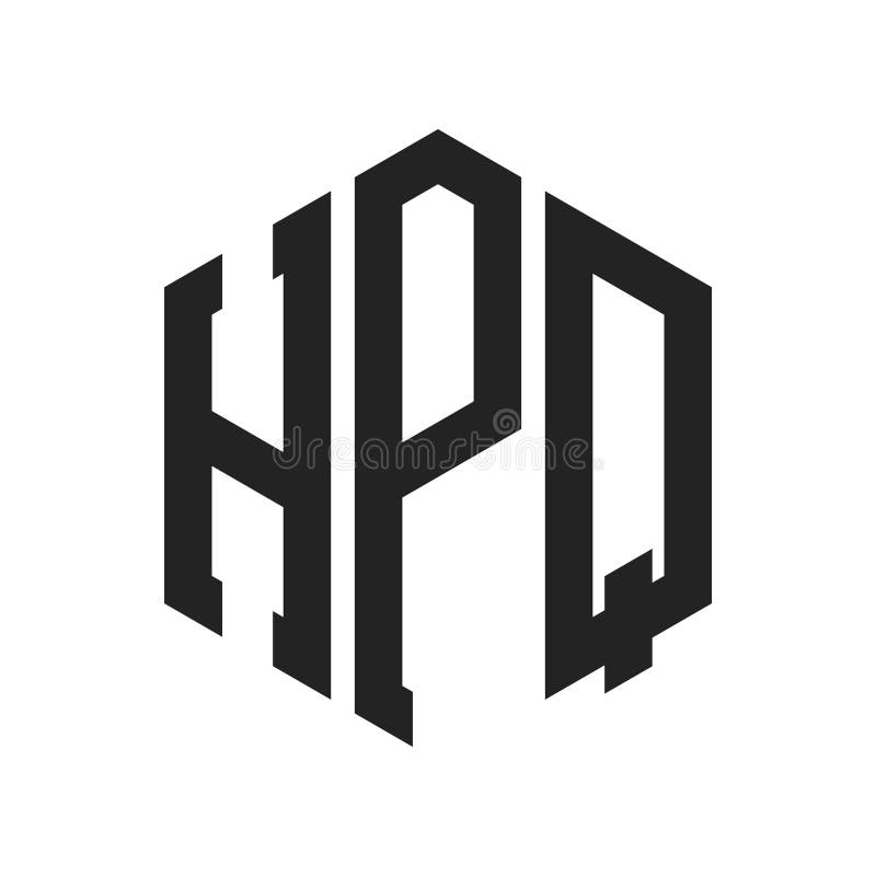 HPQ Logo Design. Initial Letter HPQ Monogram Logo Using Hexagon Shape ...