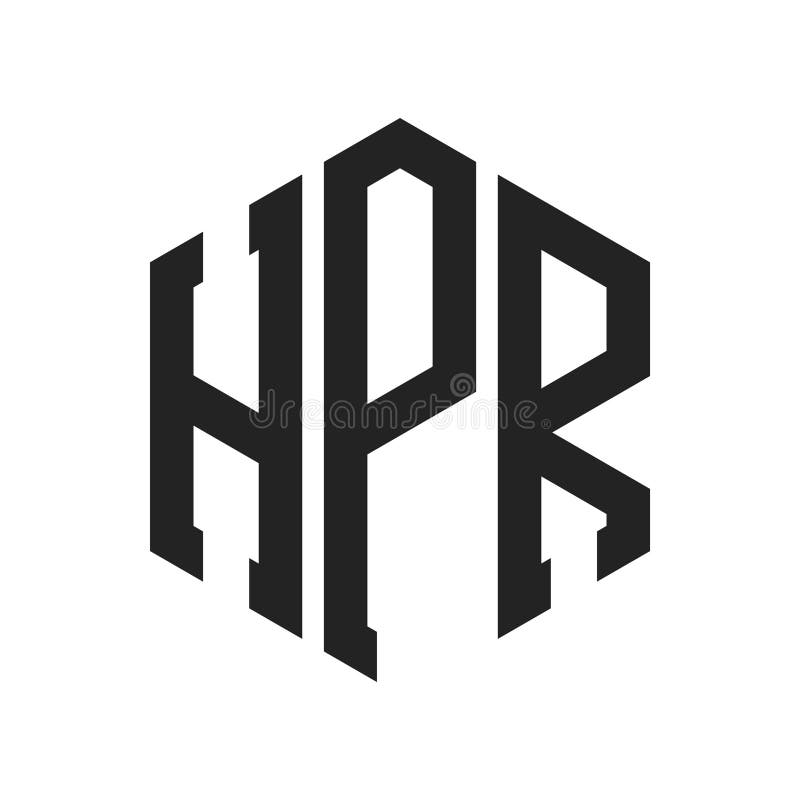 HPR Logo Design. Initial Letter HPR Monogram Logo Using Hexagon Shape ...