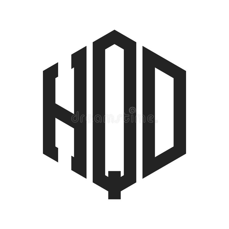 HQD Logo Design. Initial Letter HQD Monogram Logo Using Hexagon Shape ...