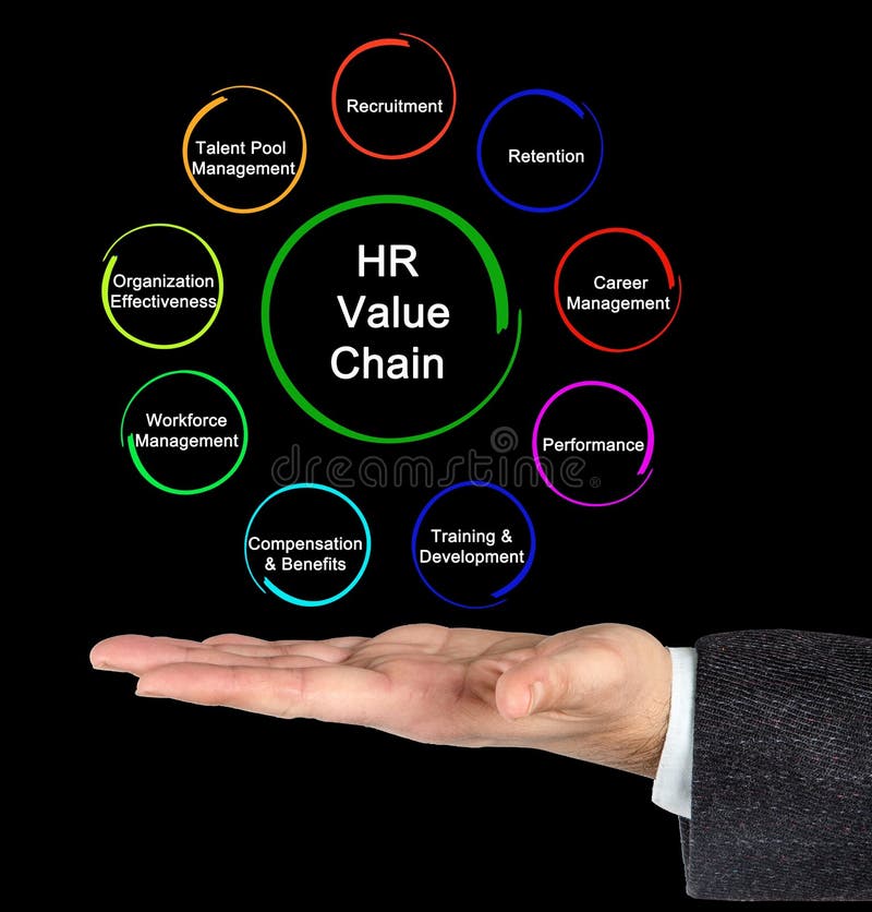 HR Analytic Value Chain stock photo. Image of resource - 214735912