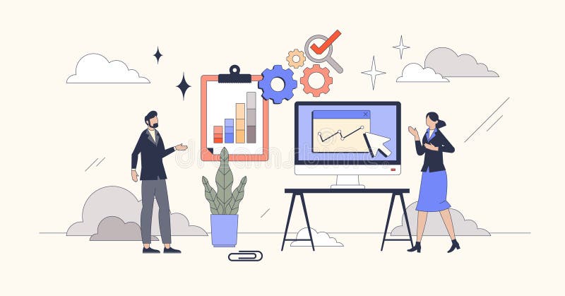 HR Analytics and Human Resources Analytics Tiny Person Neubrutalism ...