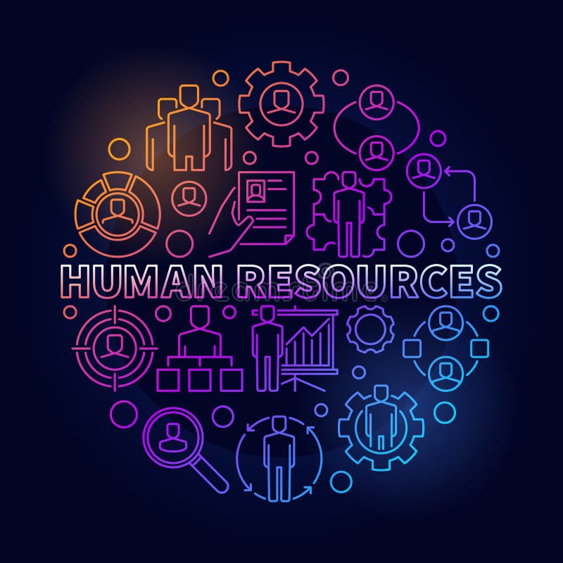Vector Colored HR Line Icons Stock Vector - Illustration of info ... Vector Colored HR Line Icons Stock Vector - Illustration of info ...