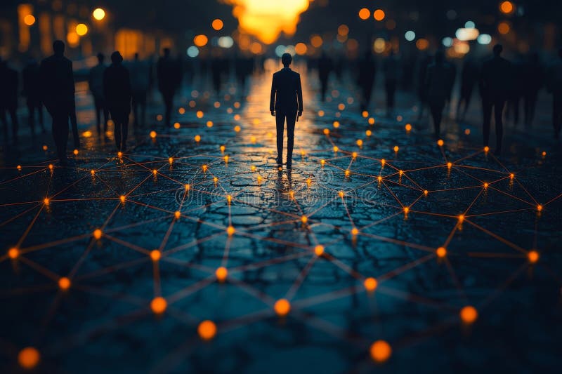 An HR Concept Illustration that Showcases the Development Journey of ...