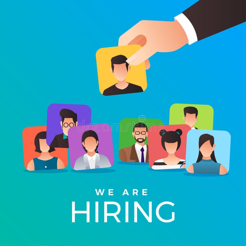 HR hiring decision 06 stock illustration. Illustration of staff - 175609742