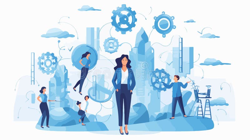 HR Human Resources Concept Talent Development Career Growth Stock ...